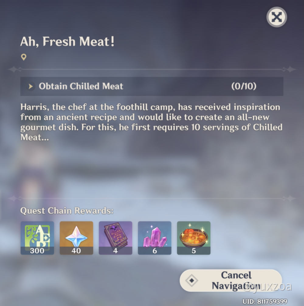 Chilled meat Genshin Impact | HoYoLAB