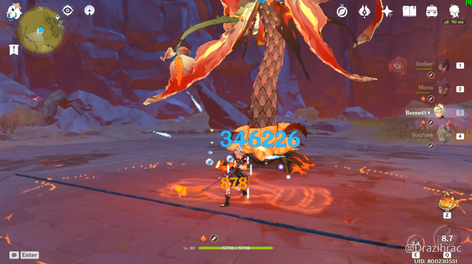 Just wanna share my highest damage record with Mona :) Genshin Impact ...