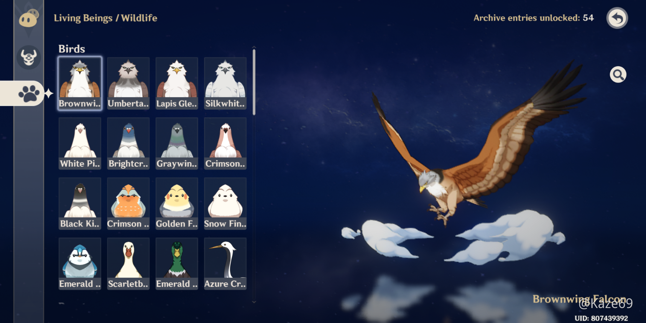 Have you known there are four types of eagles in Teyvet? Genshin Impact ...