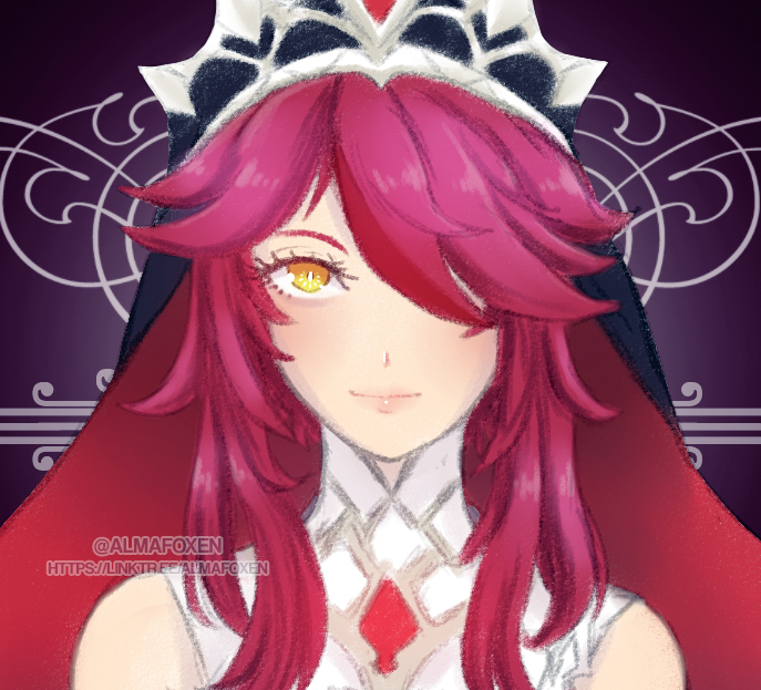 Rosaria sketch Genshin Impact | HoYoLAB