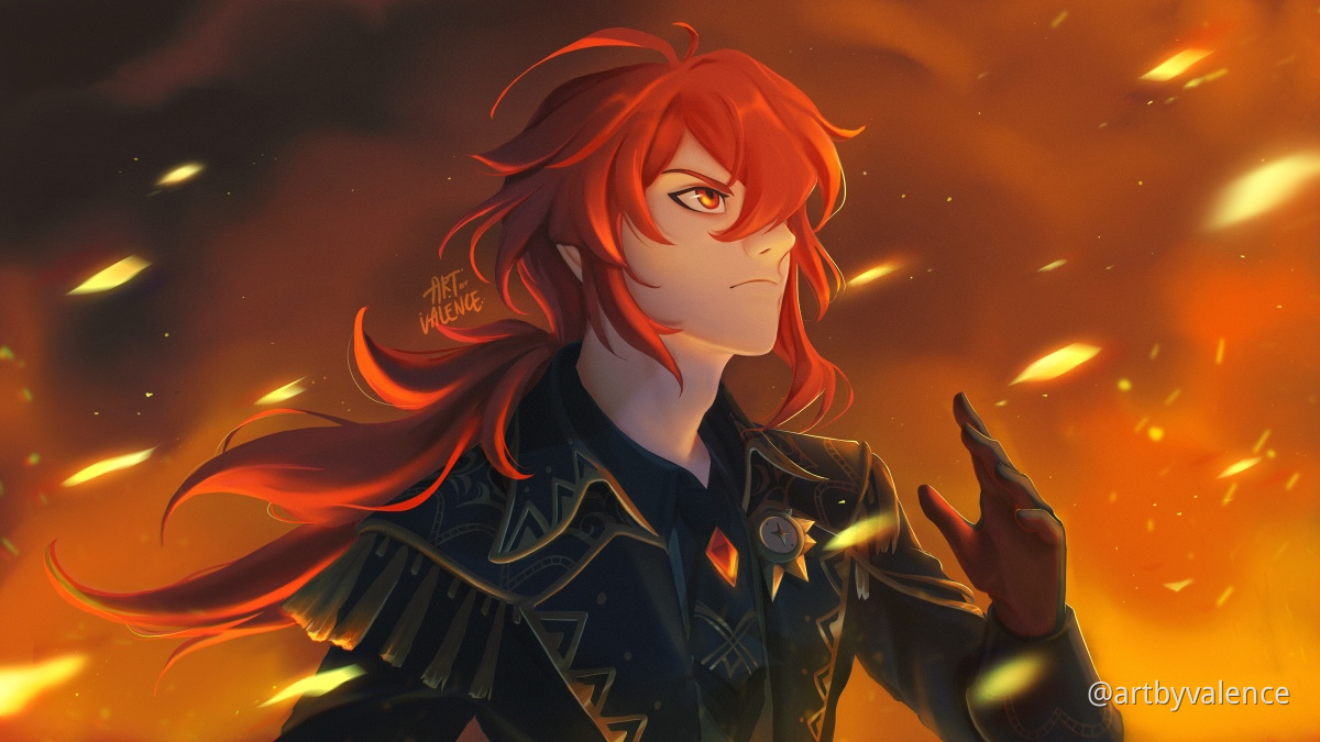 Diluc: Searing Embers Genshin Impact | HoYoLAB