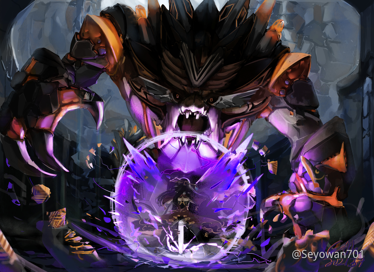 Power that ended Haishan! (art by 橘里橘气の猫) Genshin Impact | HoYoLAB