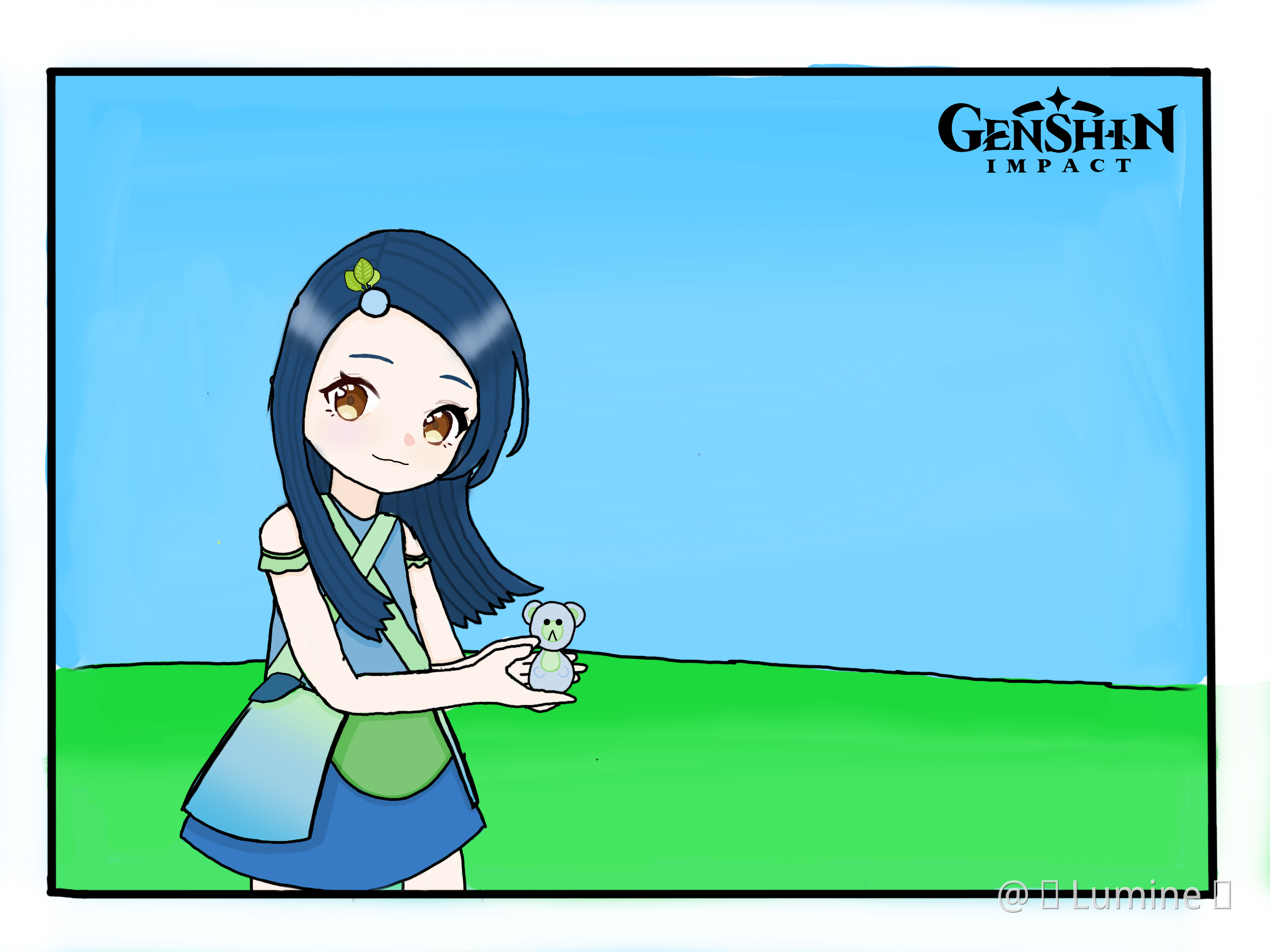 Some random fan made character Genshin Impact | HoYoLAB