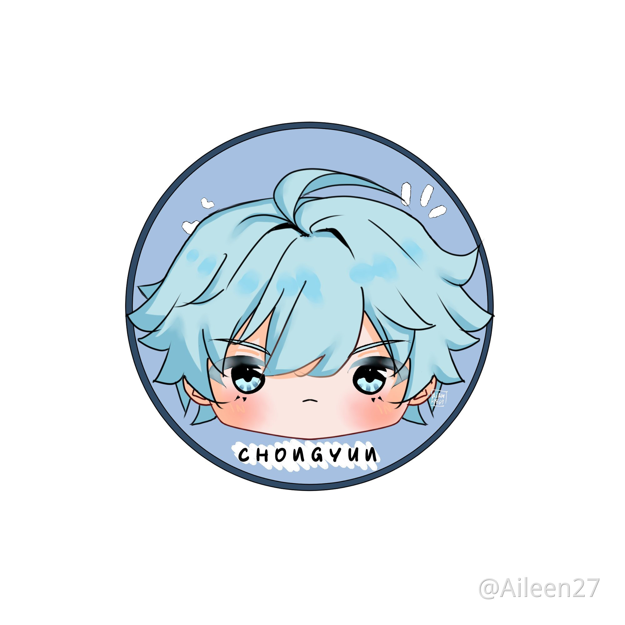 Ikon GI Chibi (Aether, Xingqiu, Chongyun, Razor) Genshin Impact | HoYoLAB