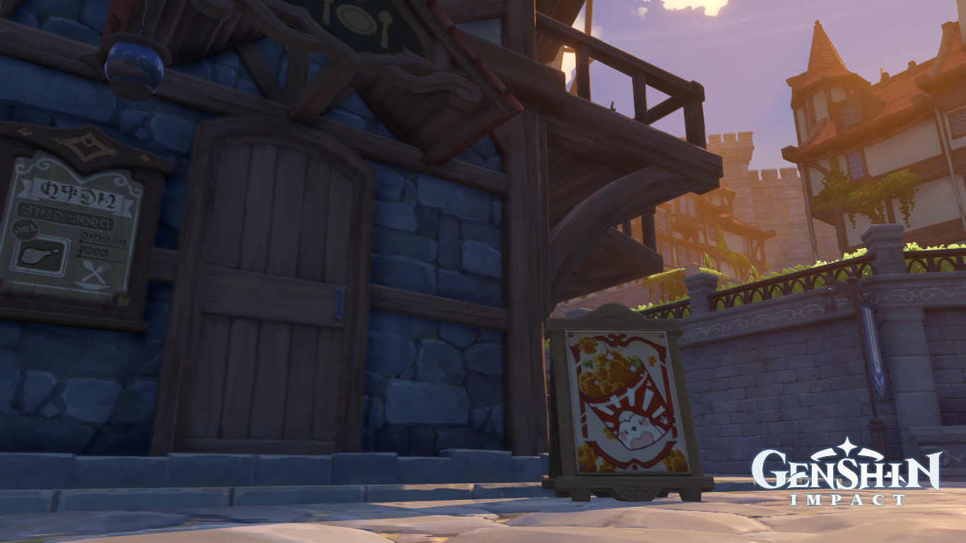 for those who didnt notice this thing outside Good Hunter Genshin ...