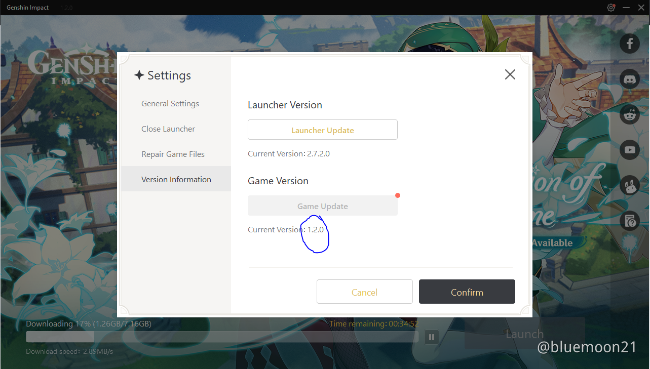 Launcher always updates the game. Please help me fix the issue Genshin ...