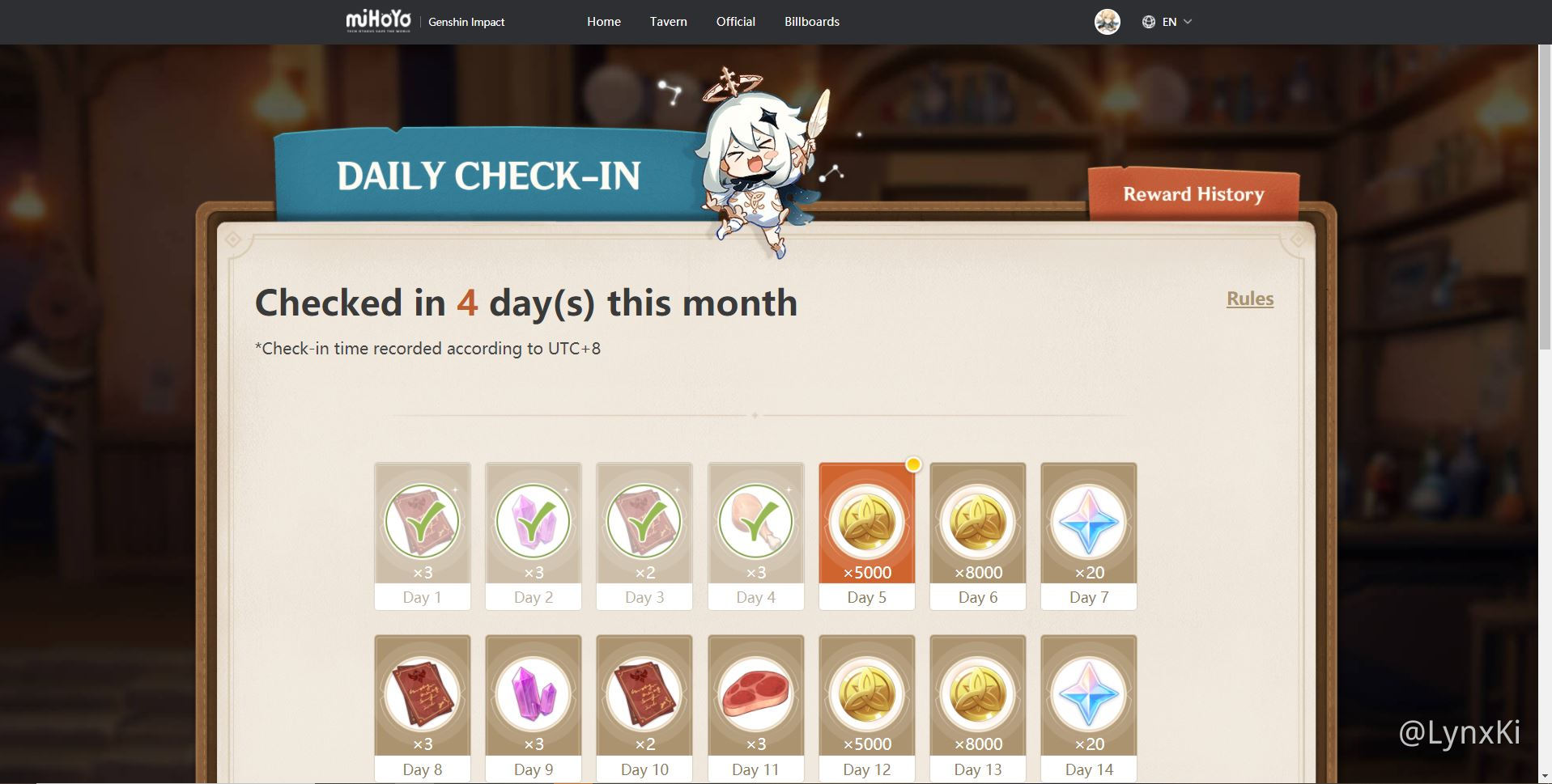 Daily reminders for everyone [V1.4 Guide] Genshin Impact | HoYoLAB
