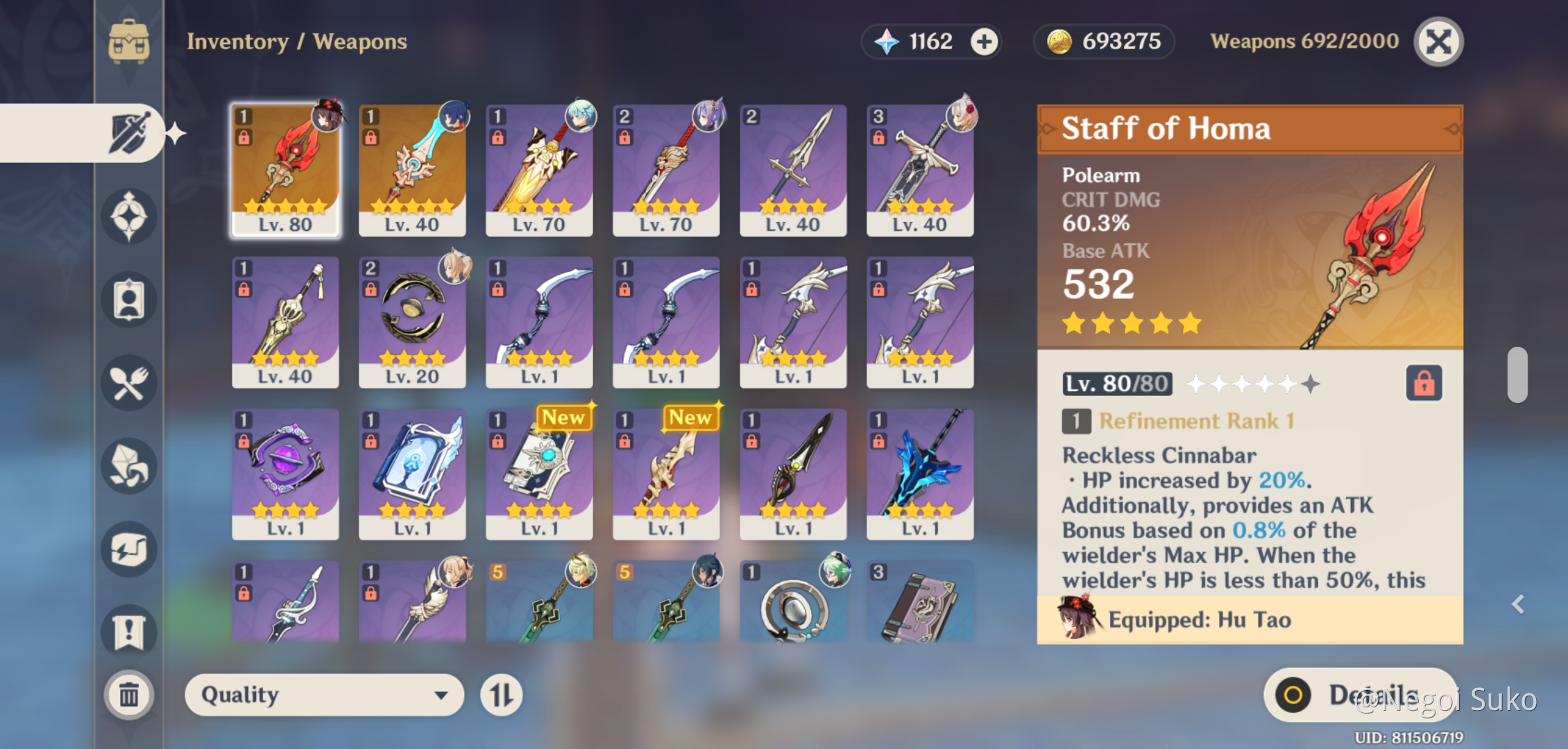 [V 1.4 Guide] Everything you need to know about weapon Genshin Impact ...