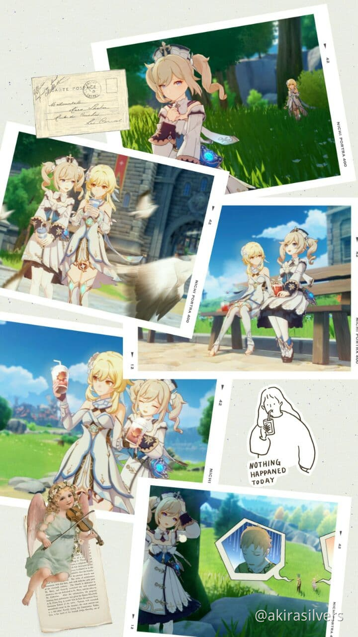 Barbara Hangout Event Collage Genshin Impact | HoYoLAB
