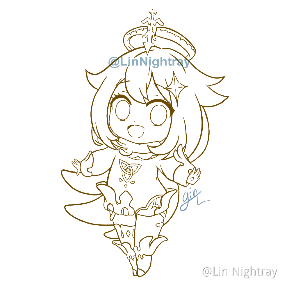 Paimon chibi Fanart Genshin Impact | HoYoLAB