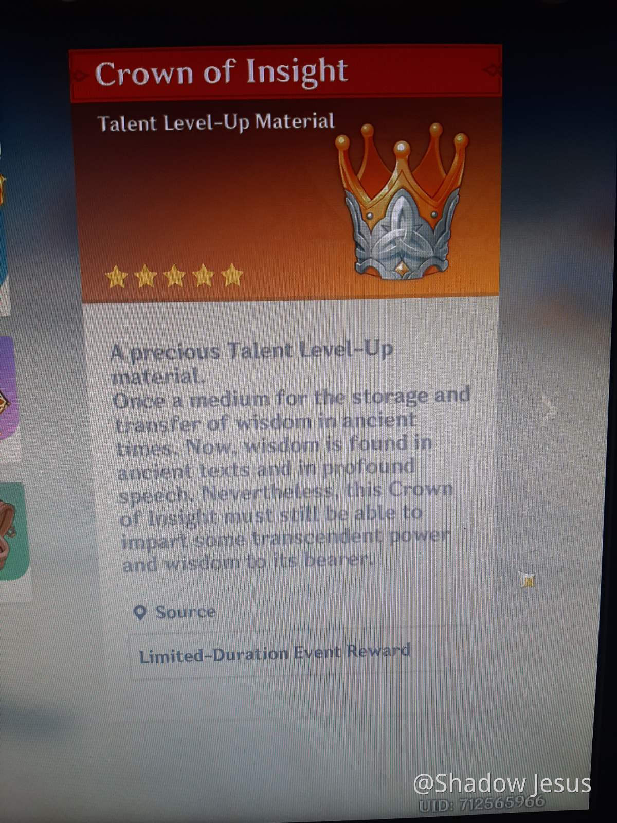 Crown of Insight Genshin Impact | HoYoLAB