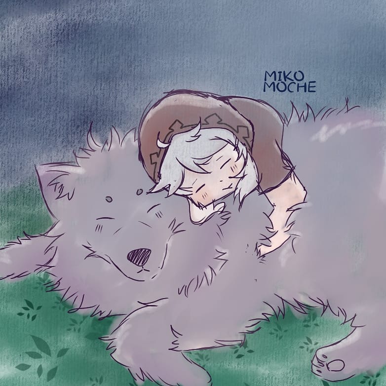 Baby Razor with his wolf Genshin Impact | HoYoLAB