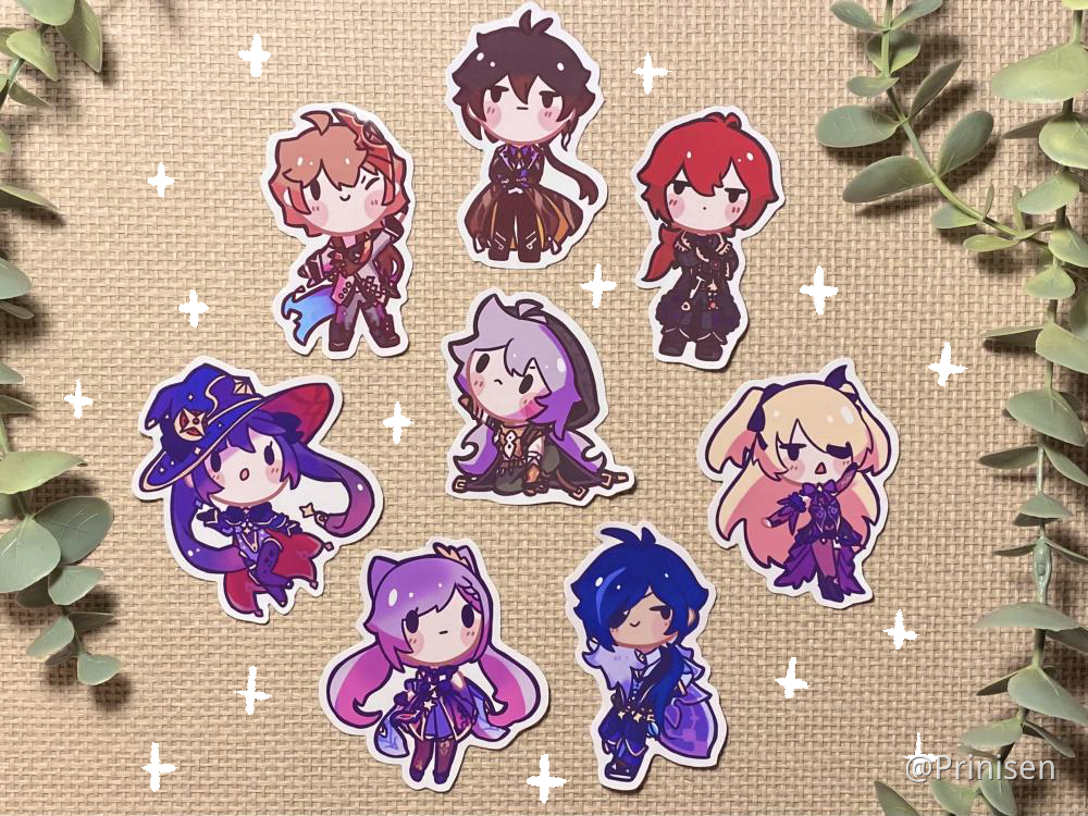 Chibi Stickers! Genshin Impact | HoYoLAB