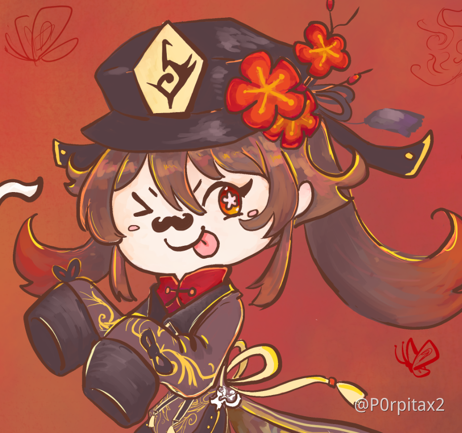 Hu Tao chibi Genshin Impact | HoYoLAB