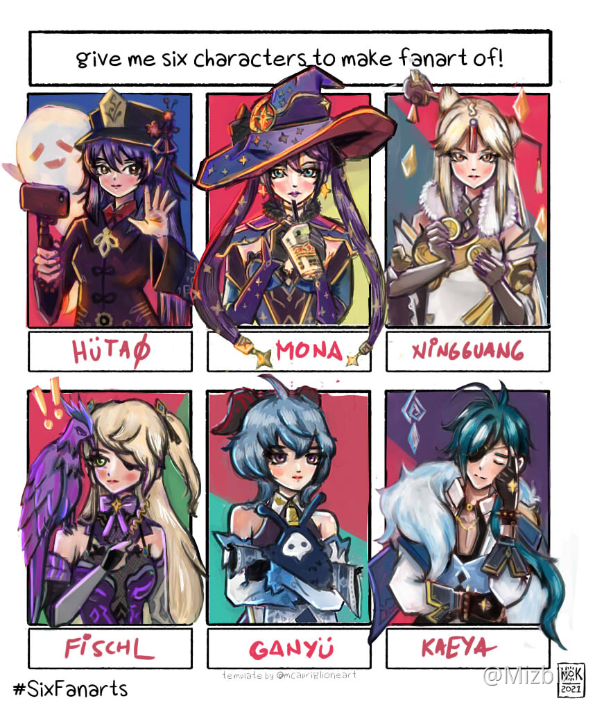 6fanarts genshinimpact theme Genshin Impact | HoYoLAB