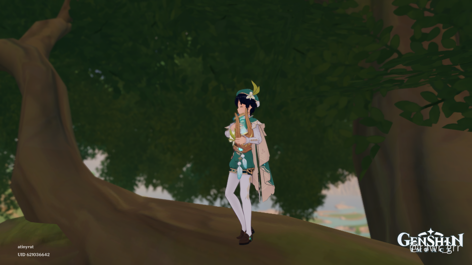 bard in a tree Genshin Impact | HoYoLAB