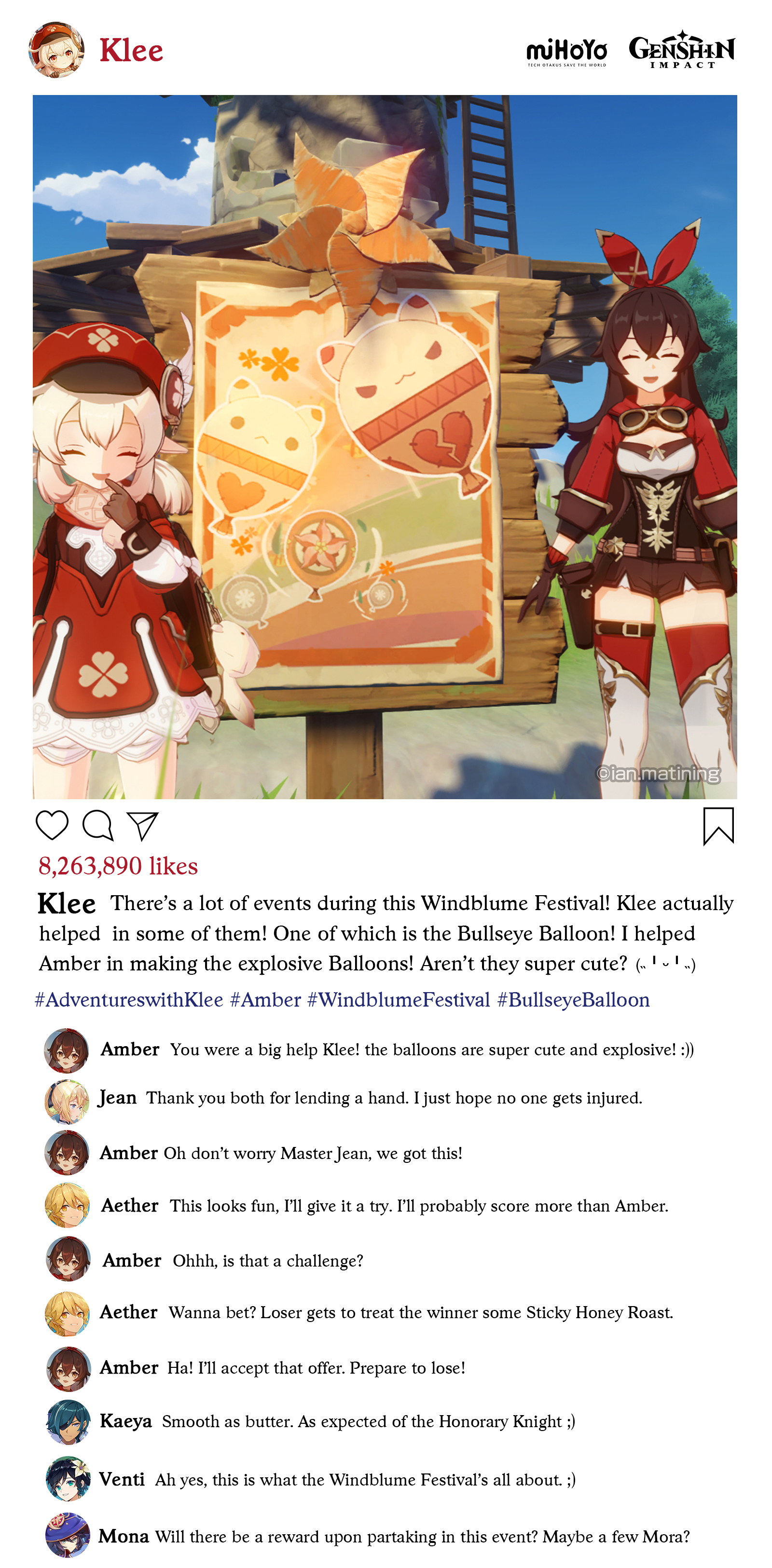 Adventures with Klee - part 16: " Bullseye Balloon Organizers" Genshin ...