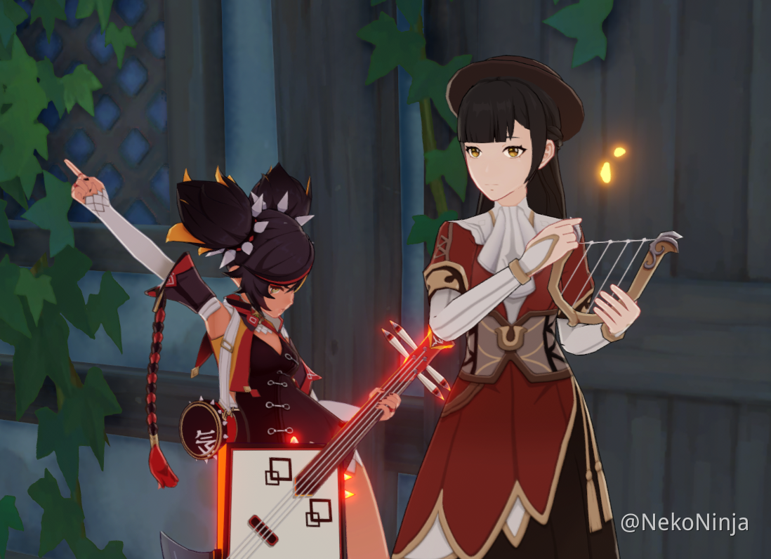 Genshin: Where Rock & Roll meets Celtic folk music XD Genshin Impact ...