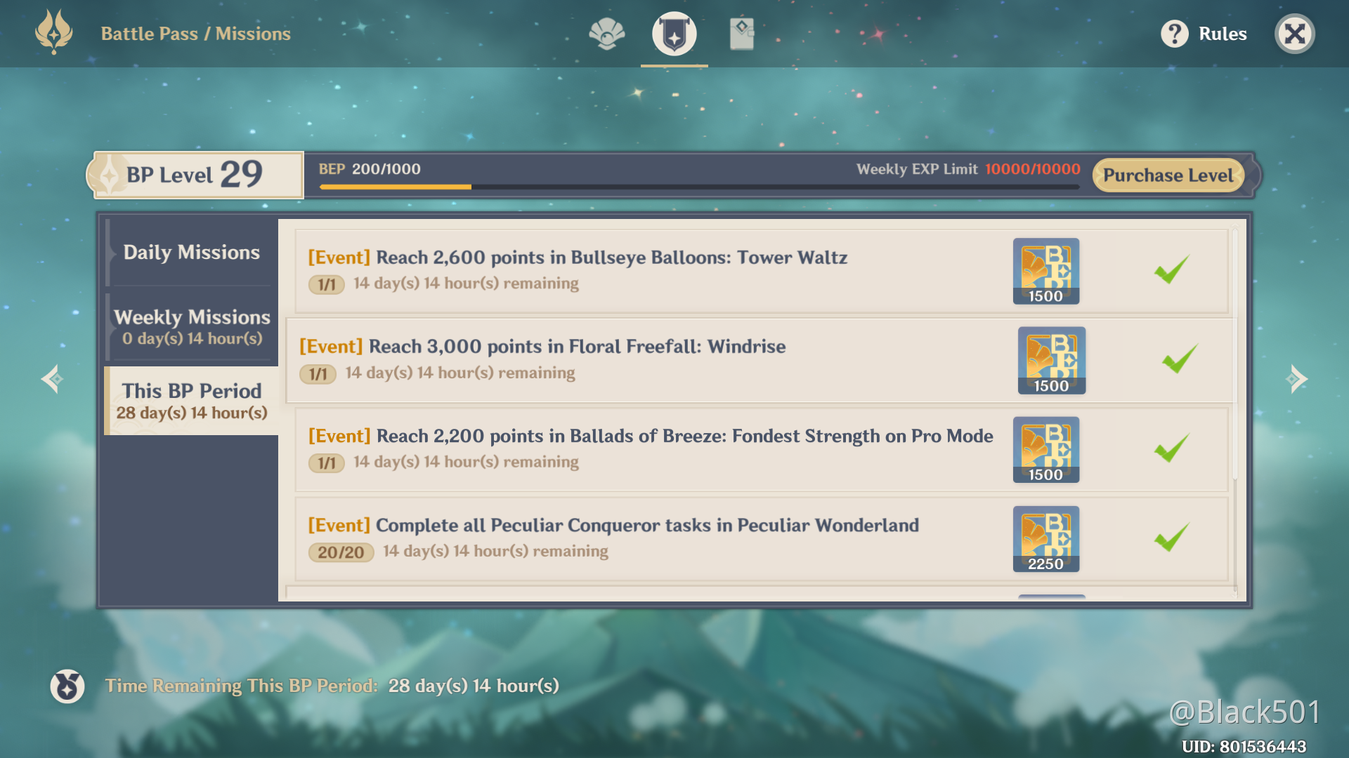 Peculiar Wonderland Tasks completed!! Genshin Impact | HoYoLAB