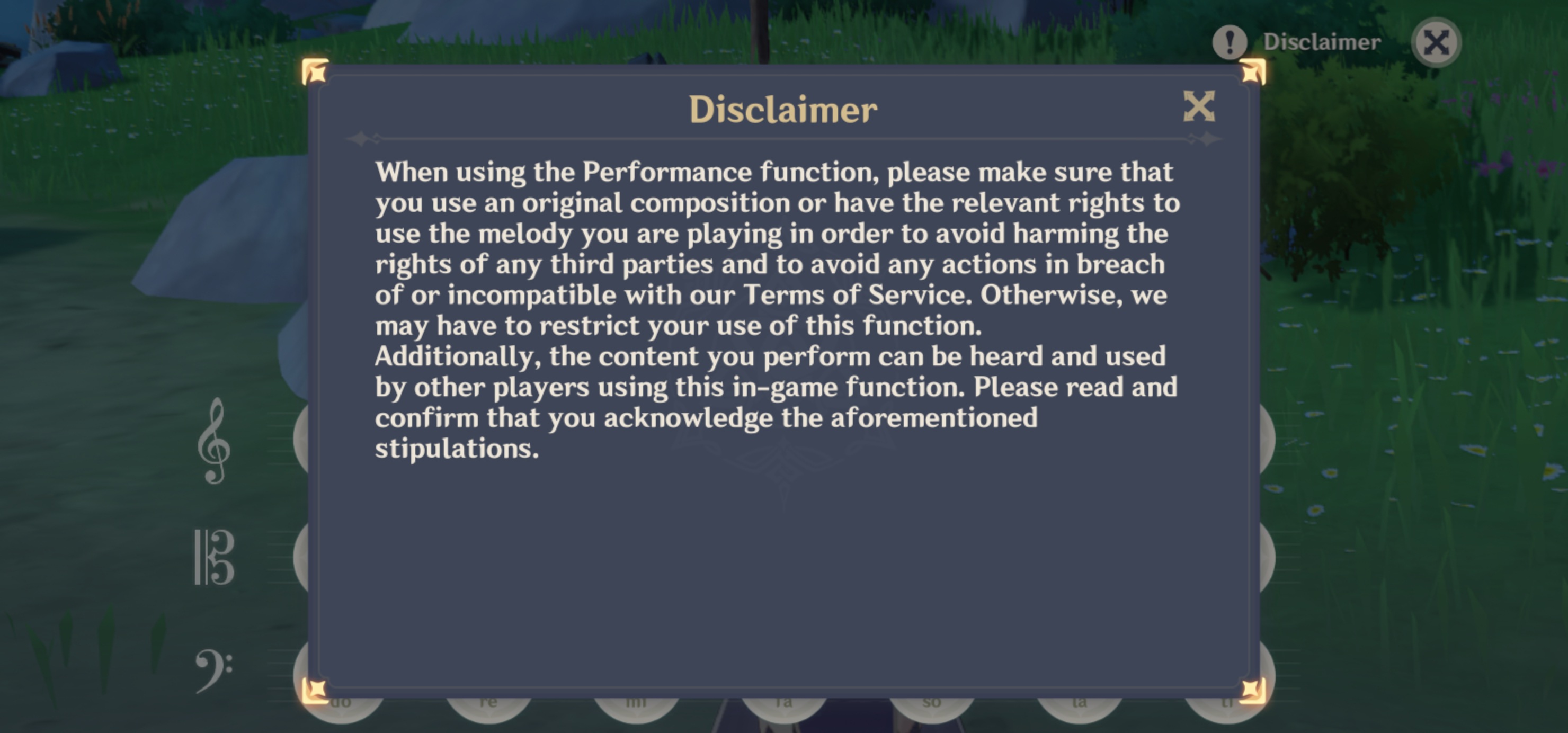 This disclaimer i kind of not get it... Genshin Impact | HoYoLAB