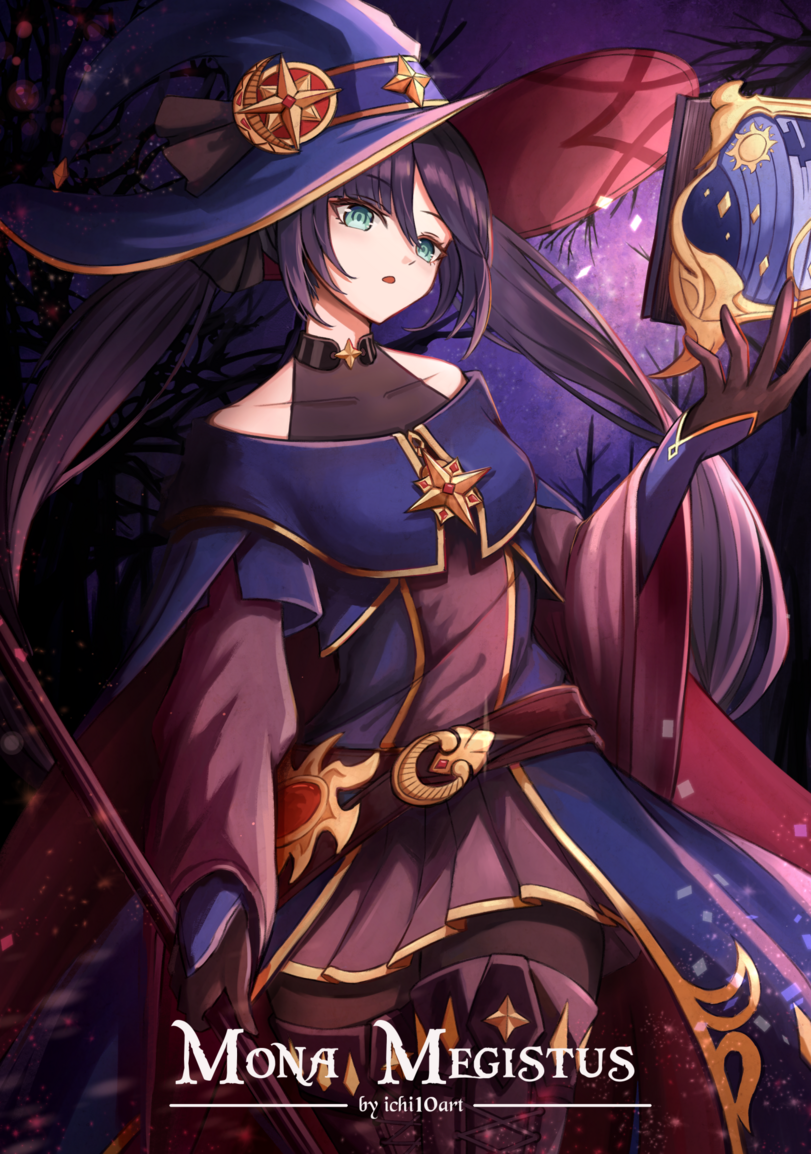 Mona by ichi10art Genshin Impact | HoYoLAB