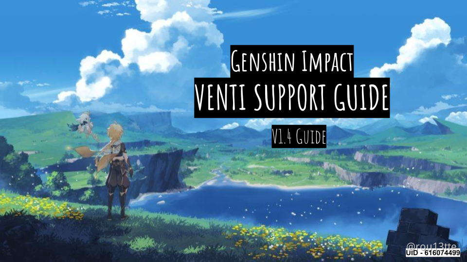 [V1.4 Guide] Genshin Impact Venti Support Build - miHoYo Player Community