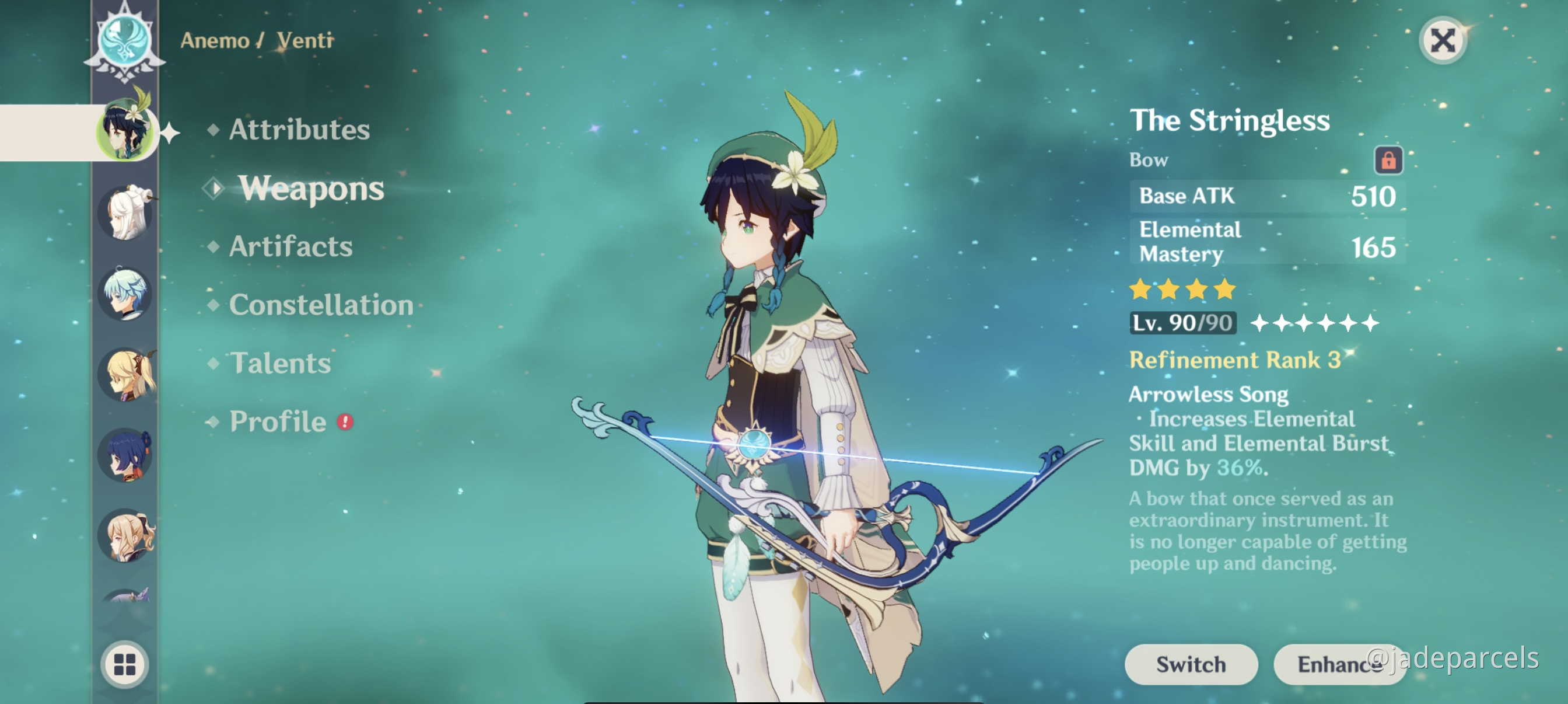 Venti and his Stringless Genshin Impact | HoYoLAB