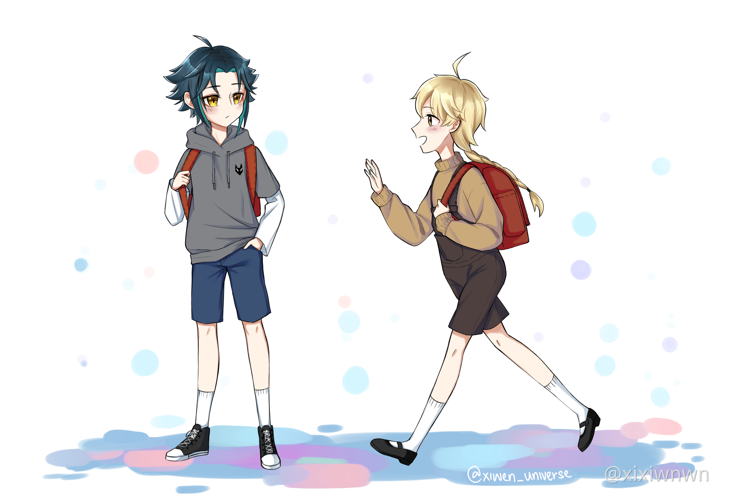 Xiao and Aether as kids Genshin Impact | HoYoLAB