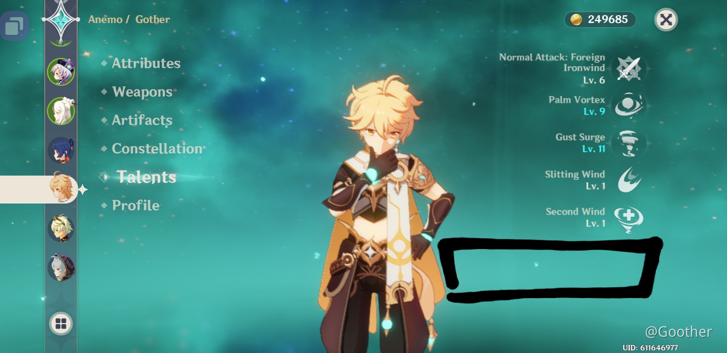 Why doesn't aether have a sixth talent .. And what's most suitable for ...