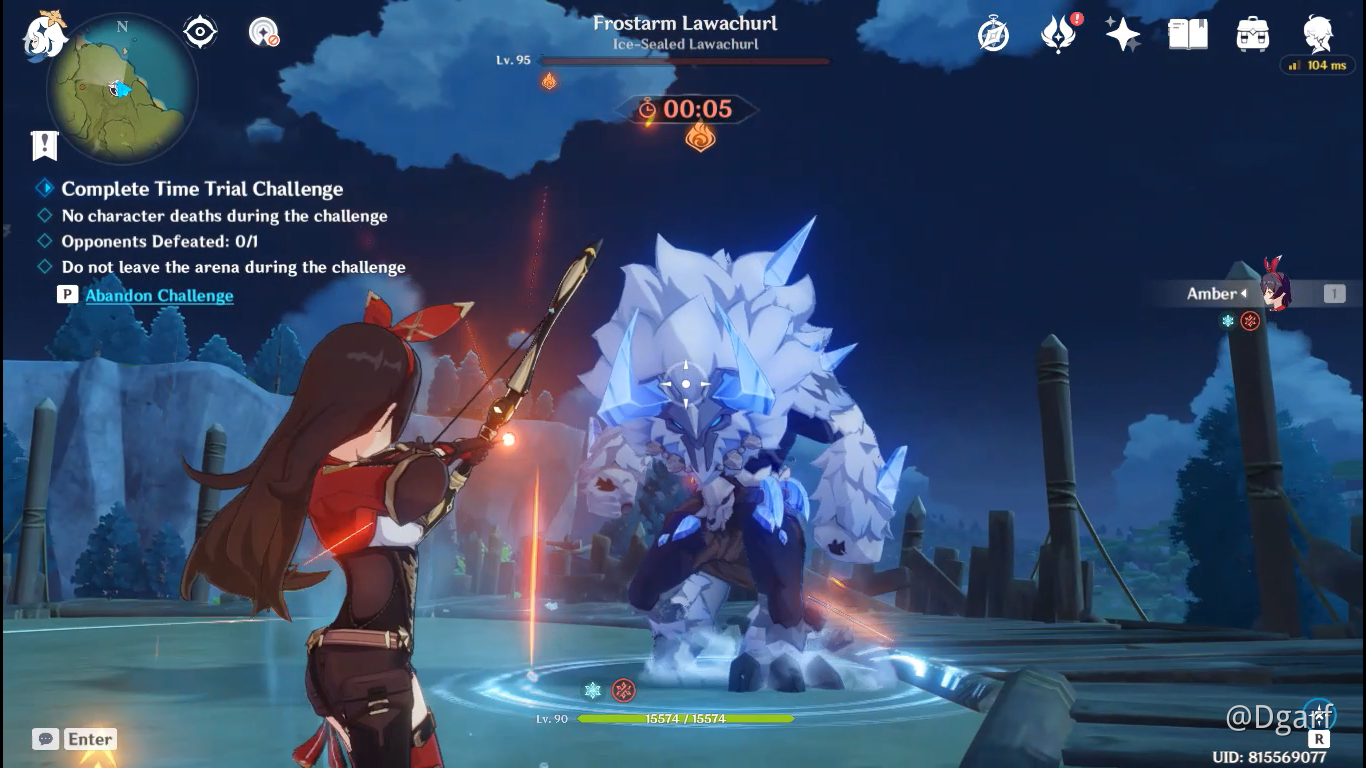 Solo Amber VS Contending Tides Day 7 Extreme Genshin Impact | HoYoLAB