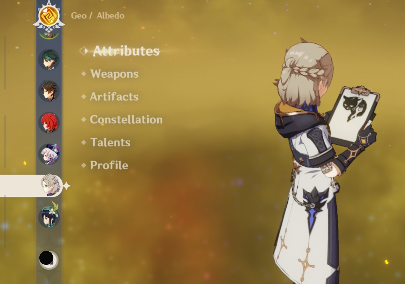 Albedo cat lover confirmed Genshin Impact | HoYoLAB