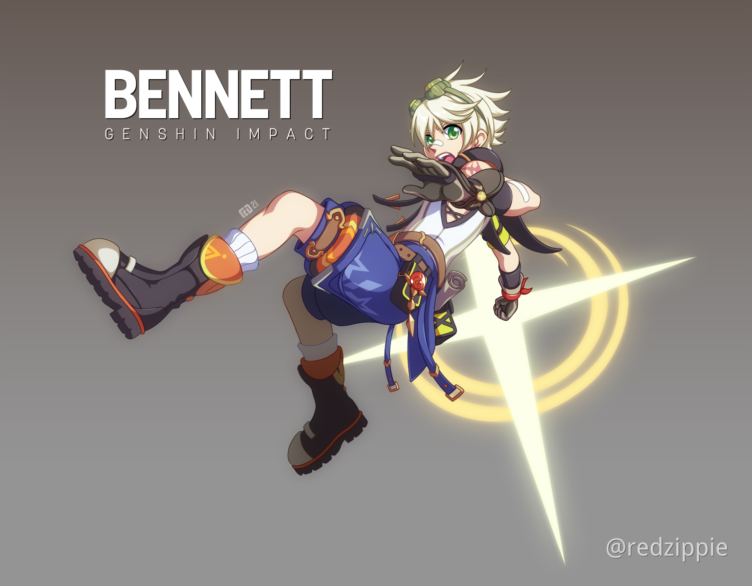 Bennett Fanart! Genshin Impact | HoYoLAB