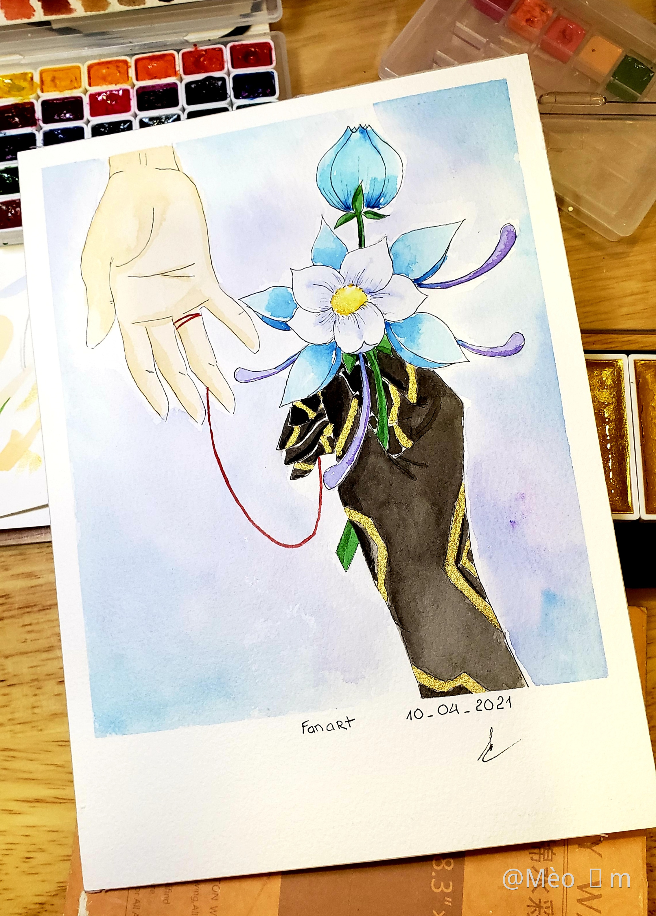 Fan art Zhongli and Guizhong Genshin Impact | HoYoLAB