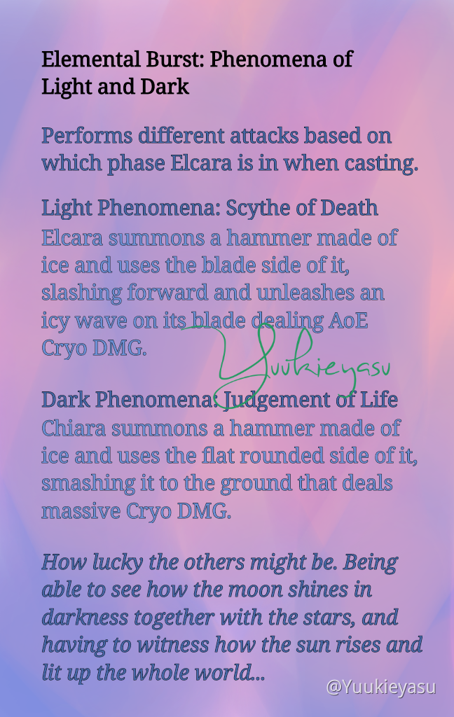 GENSHIN OC - CRYO CLAYMORE Genshin Impact | HoYoLAB