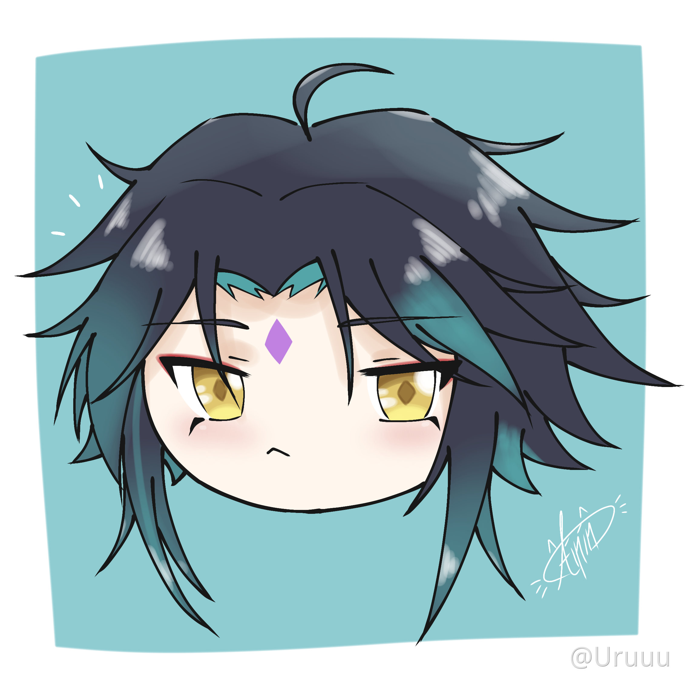 Xiao doodles Genshin Impact | HoYoLAB