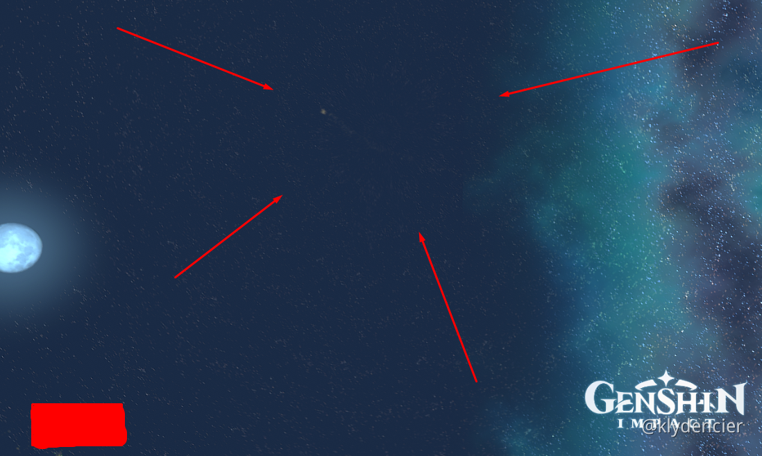 Decagram Pattern - Look above the night sky (random fractal?) Genshin ...