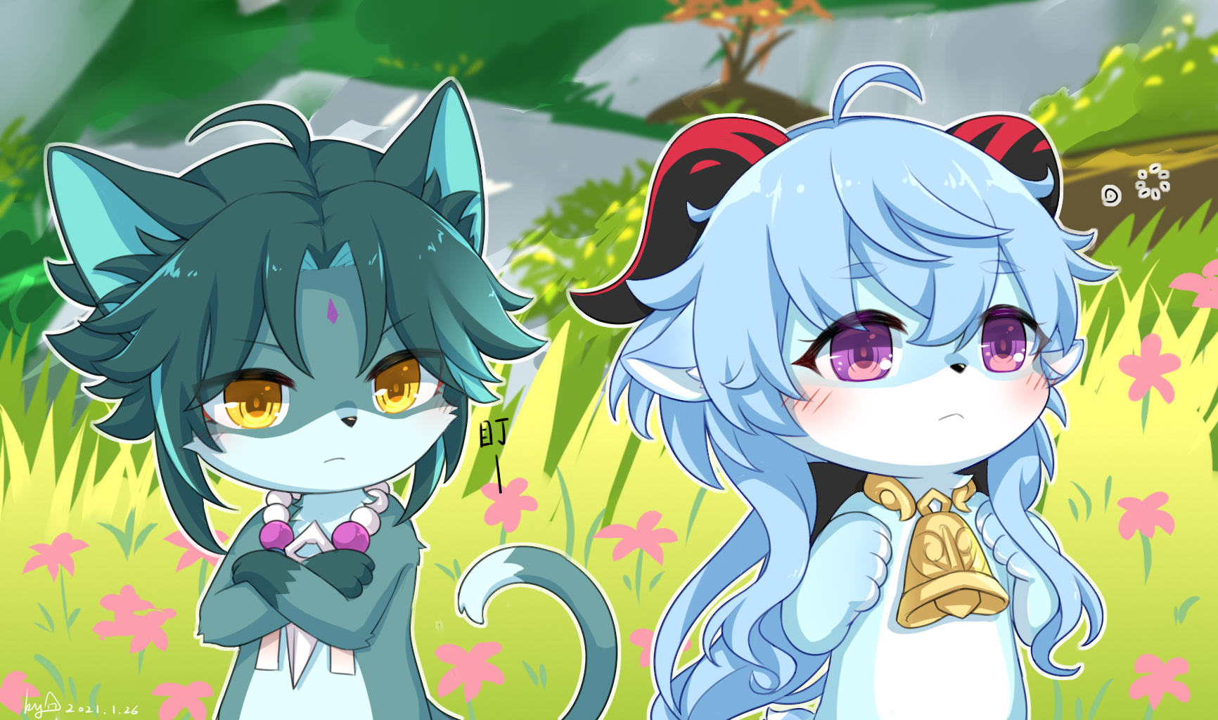 Furry art Genshin character by おにぎり～☆ Genshin Impact | HoYoLAB