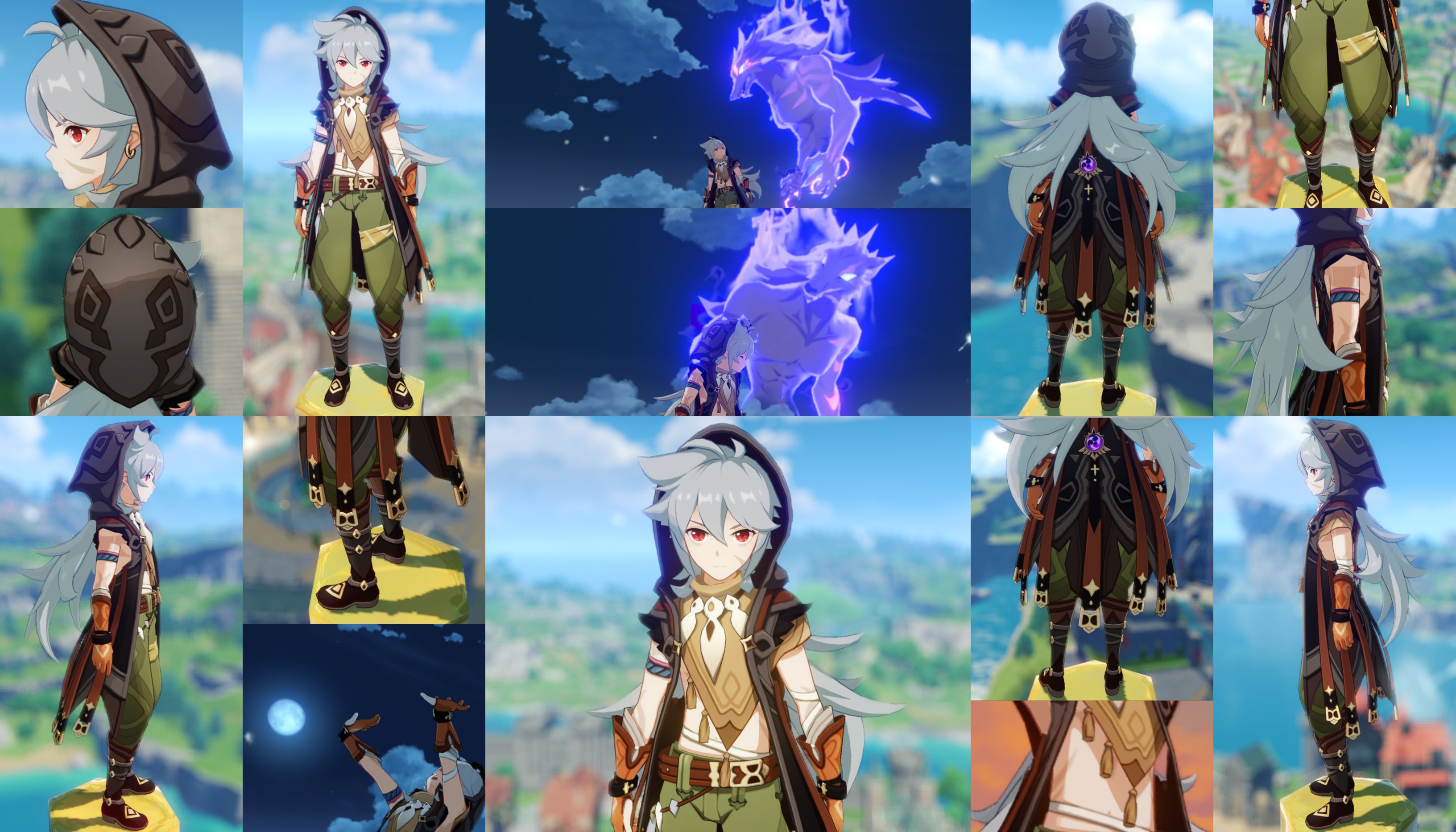 Mondstat characters detail Reference sheet for art, cosplay... Genshin ...