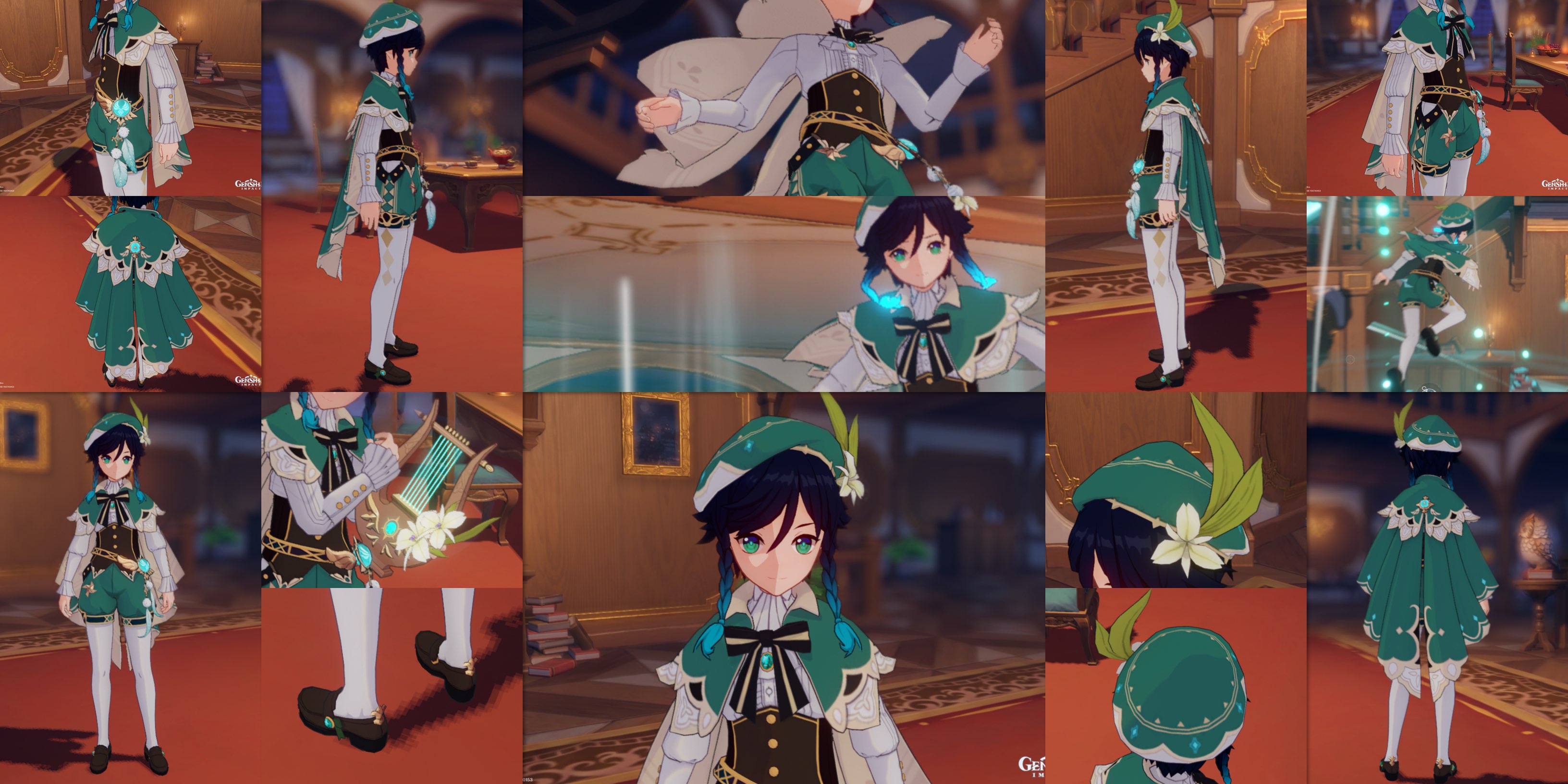 Mondstat characters detail Reference sheet for art, cosplay... Genshin ...