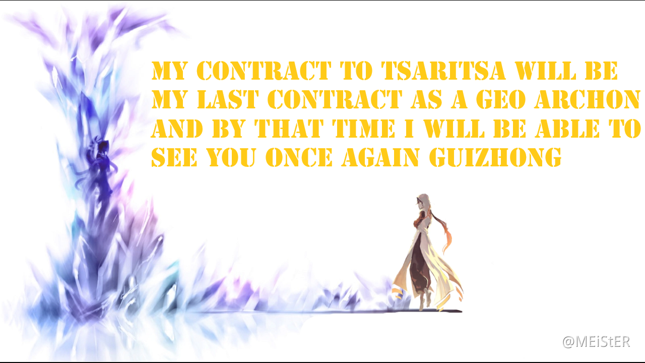 Zhongli main reason why he is willing to give up his geo Gnosis to ...