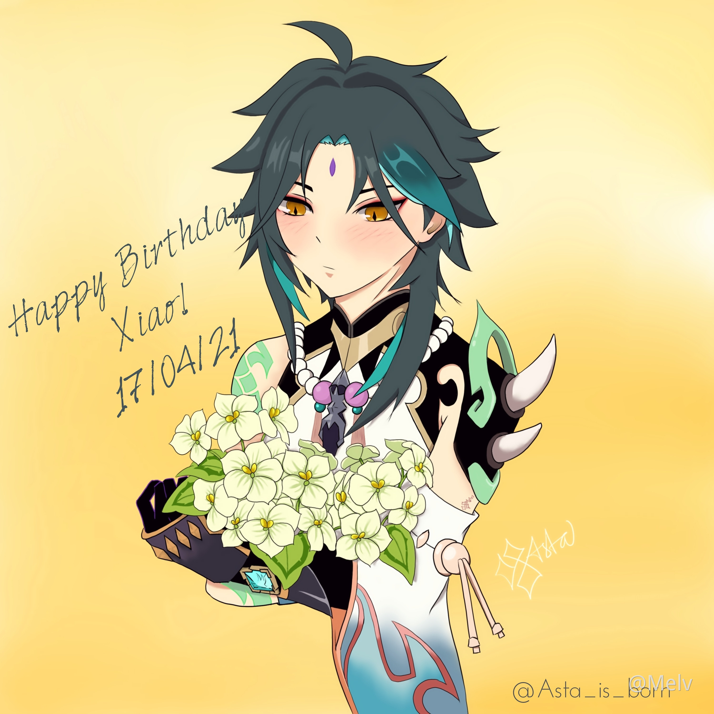 Happy Birthday Xiao! Genshin Impact | HoYoLAB