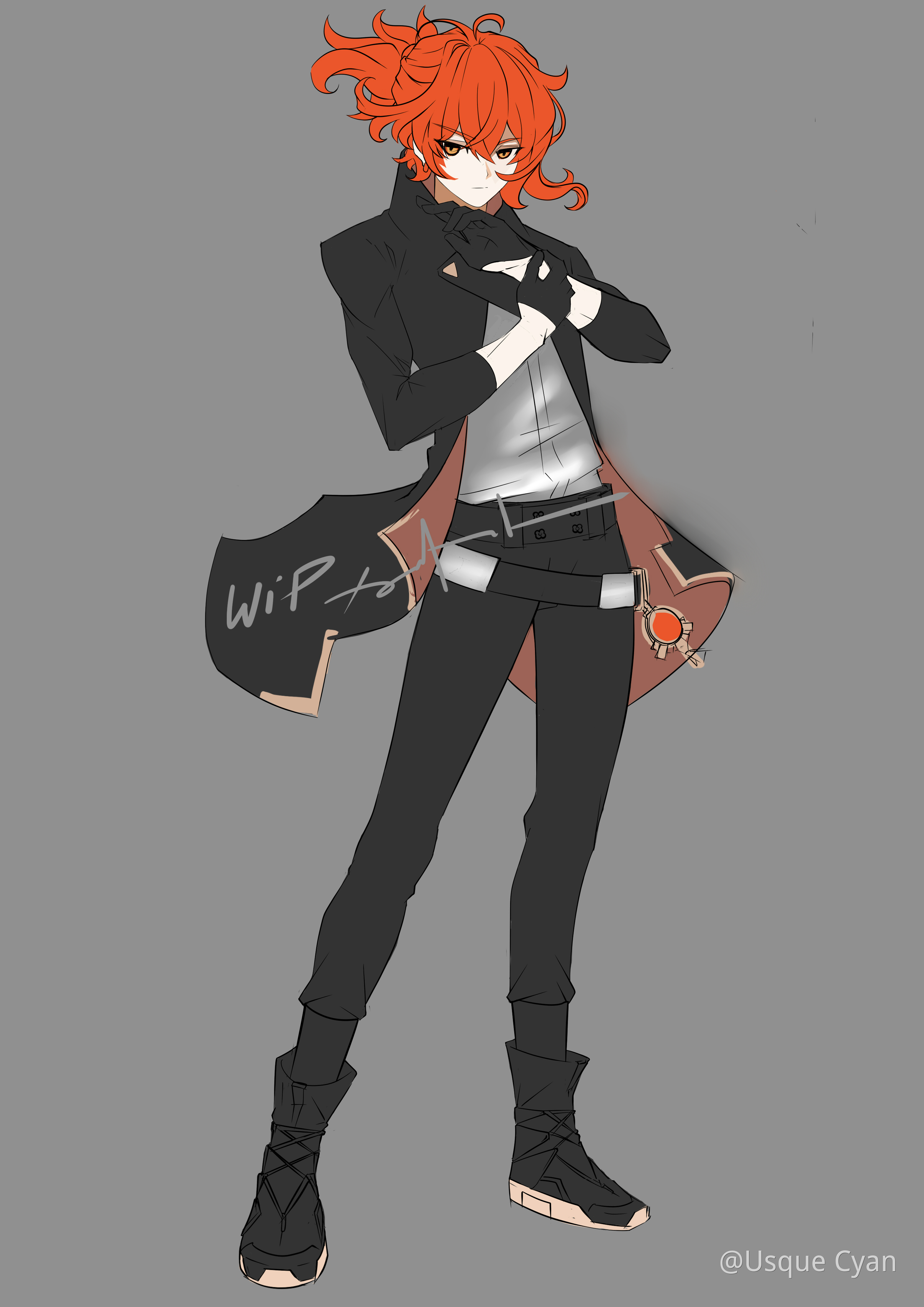 another WIP. Diluc in modern clothes Genshin Impact | HoYoLAB