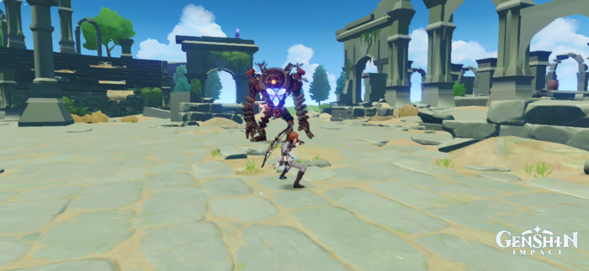 Ruin guards fall on their butt Genshin Impact | HoYoLAB