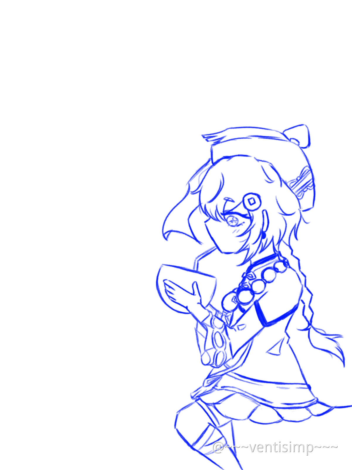 Qiqi Sketch Genshin Impact | HoYoLAB