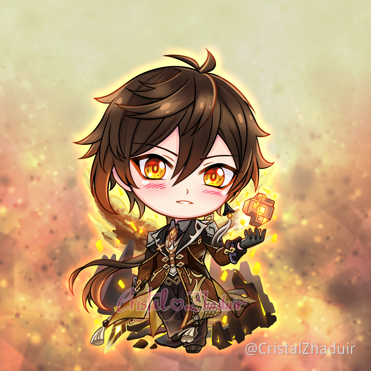 Chibi Zhongli