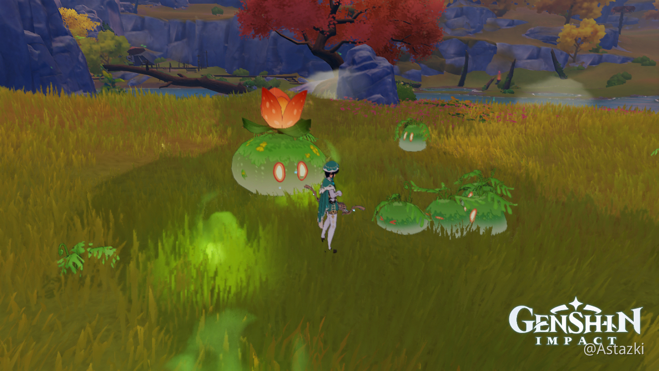 Dendro slime babies Genshin Impact | HoYoLAB