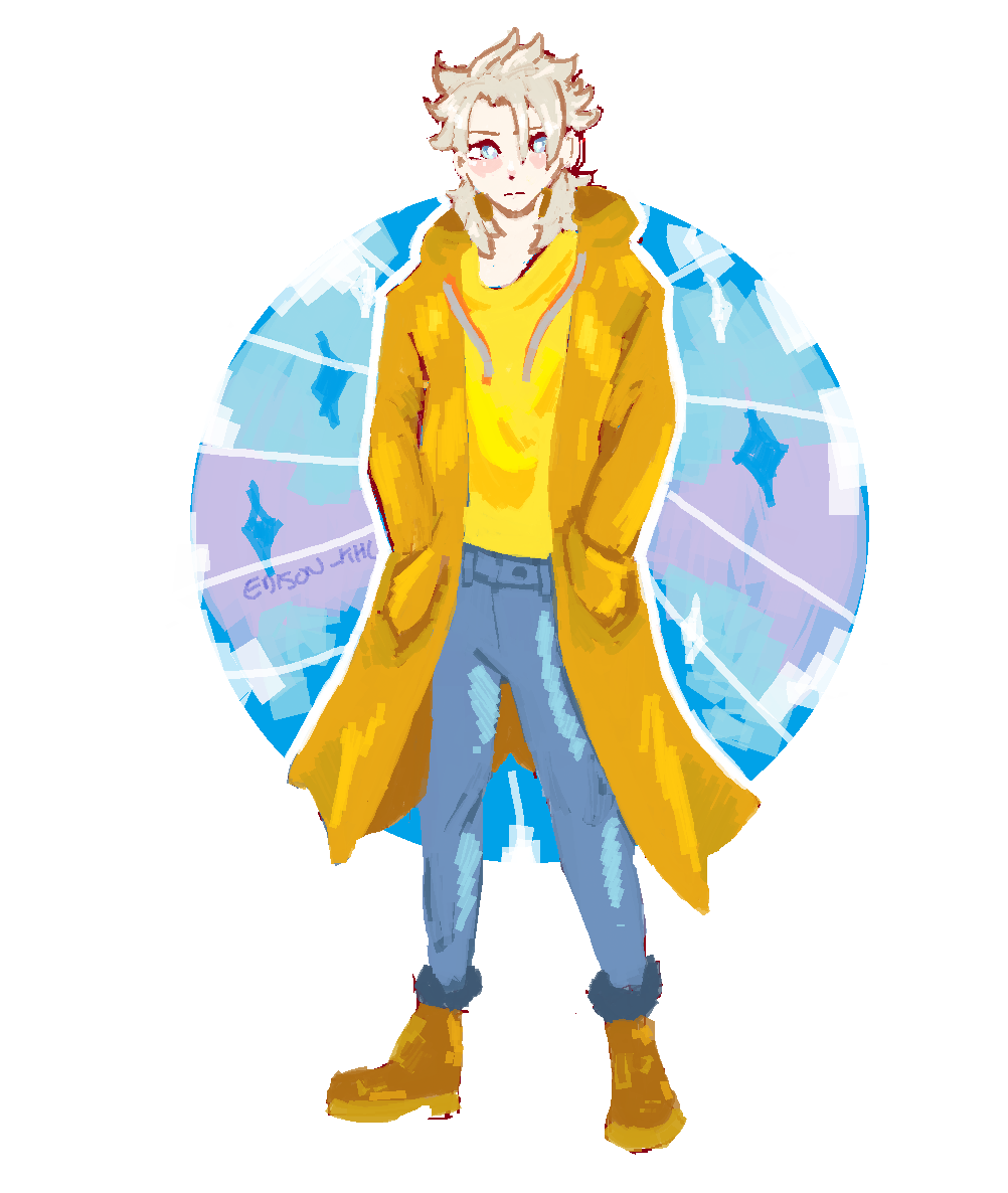 Modern Albedo but it's drawn in MSpaint Genshin Impact | HoYoLAB