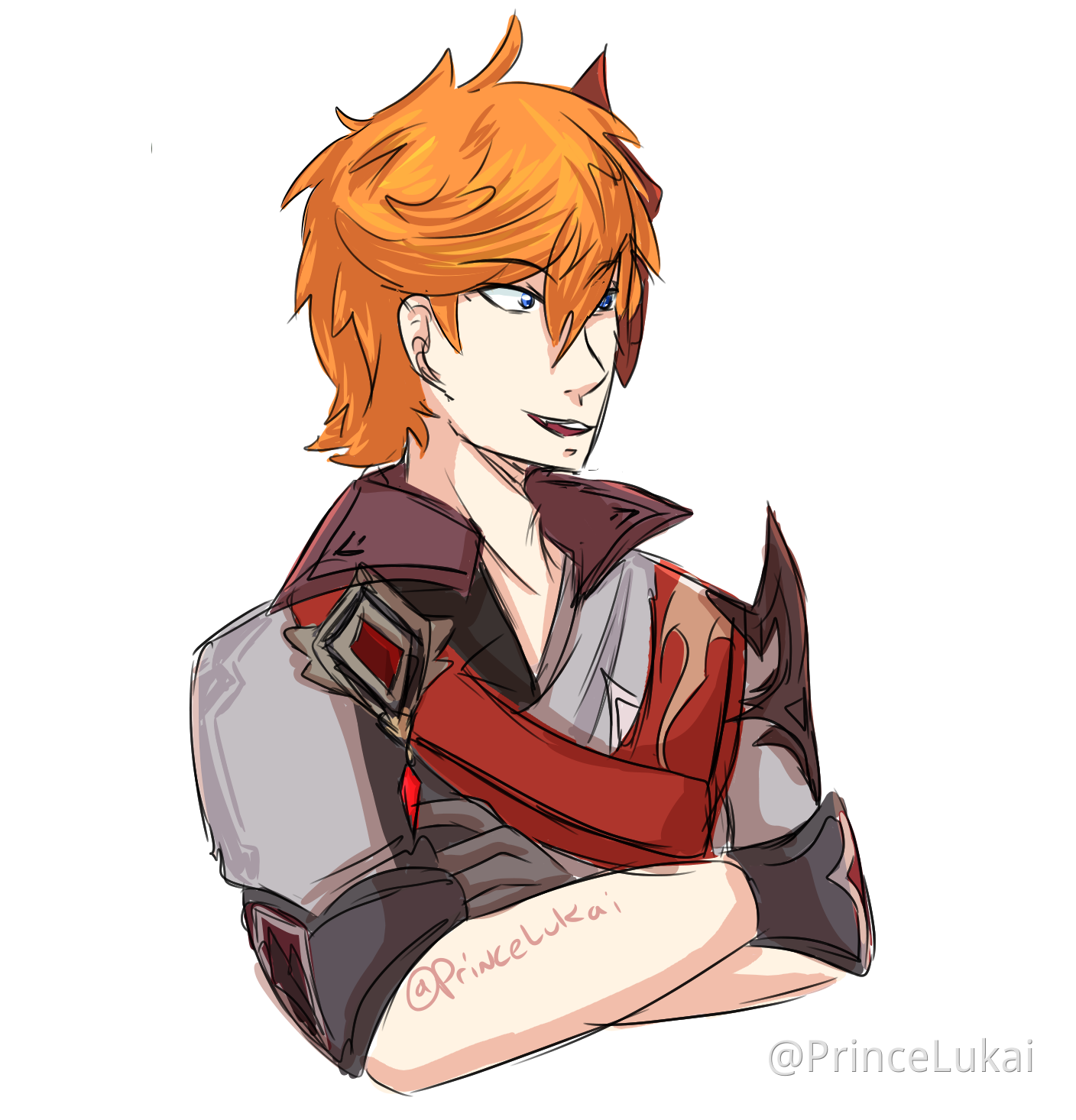 Childe sketch Genshin Impact | HoYoLAB