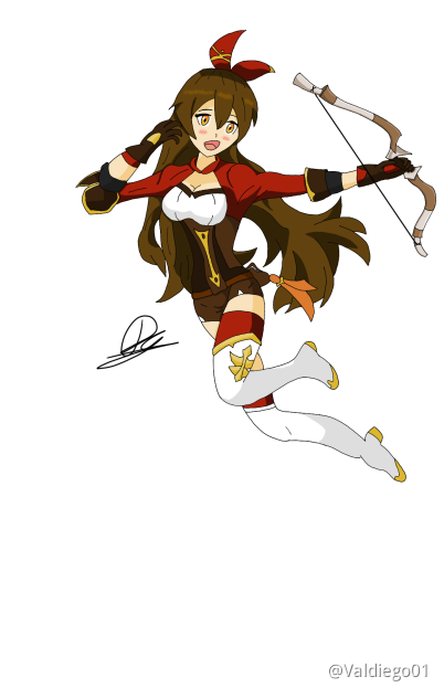 Amber Drawing Genshin Impact | HoYoLAB