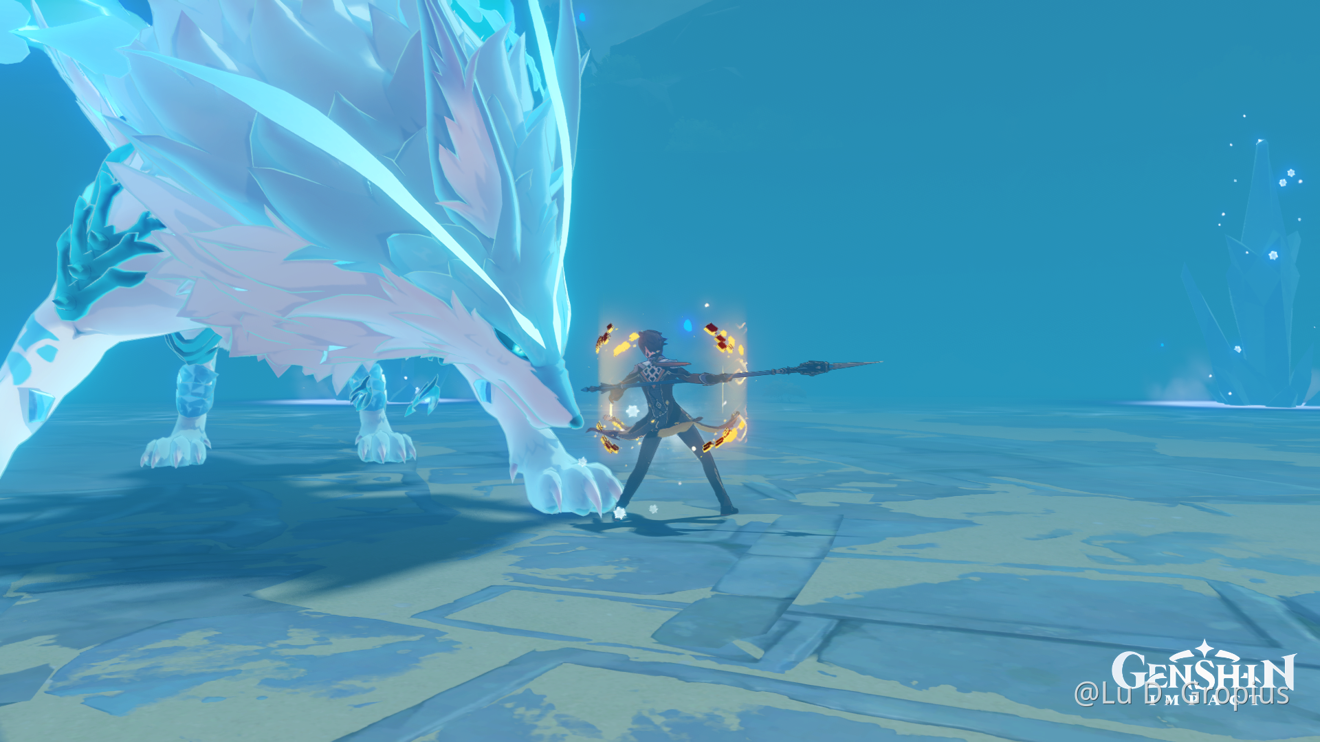 Wolf VS Dragon. Genshin Impact | HoYoLAB